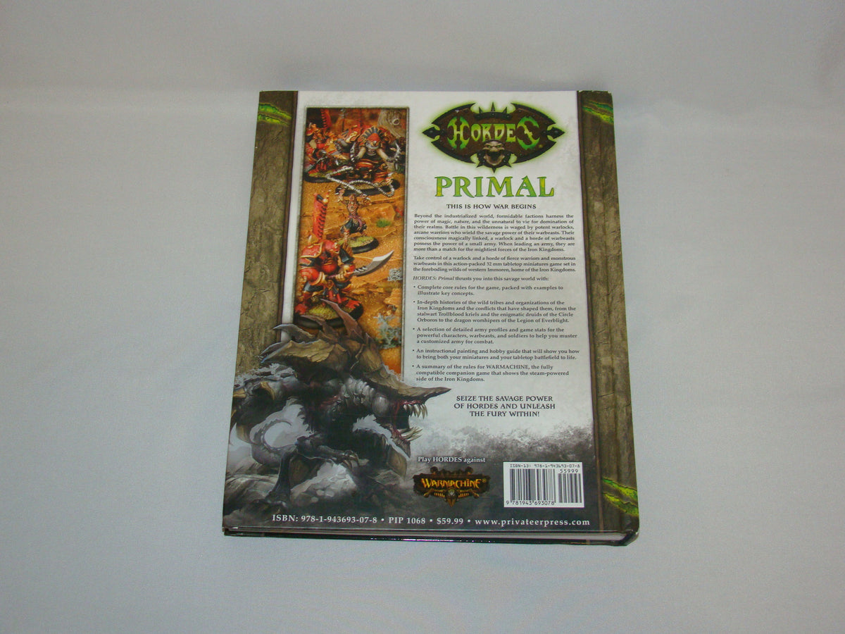 Warmachine Hordes Primal Core Rule Book – geekedouttoys