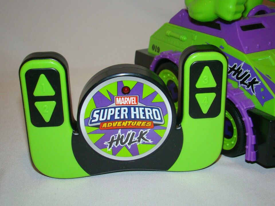 Marvel Super Hero Adventures Hulk Tank RC Car – geekedouttoys