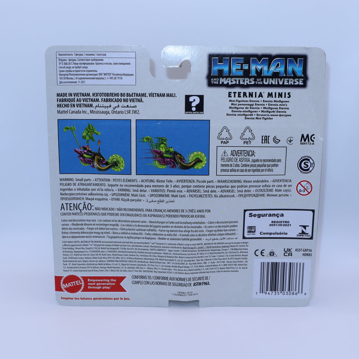 He-Man & the MOTU Eternia Minis Skeletor & Painthor Cycle – geekedouttoys