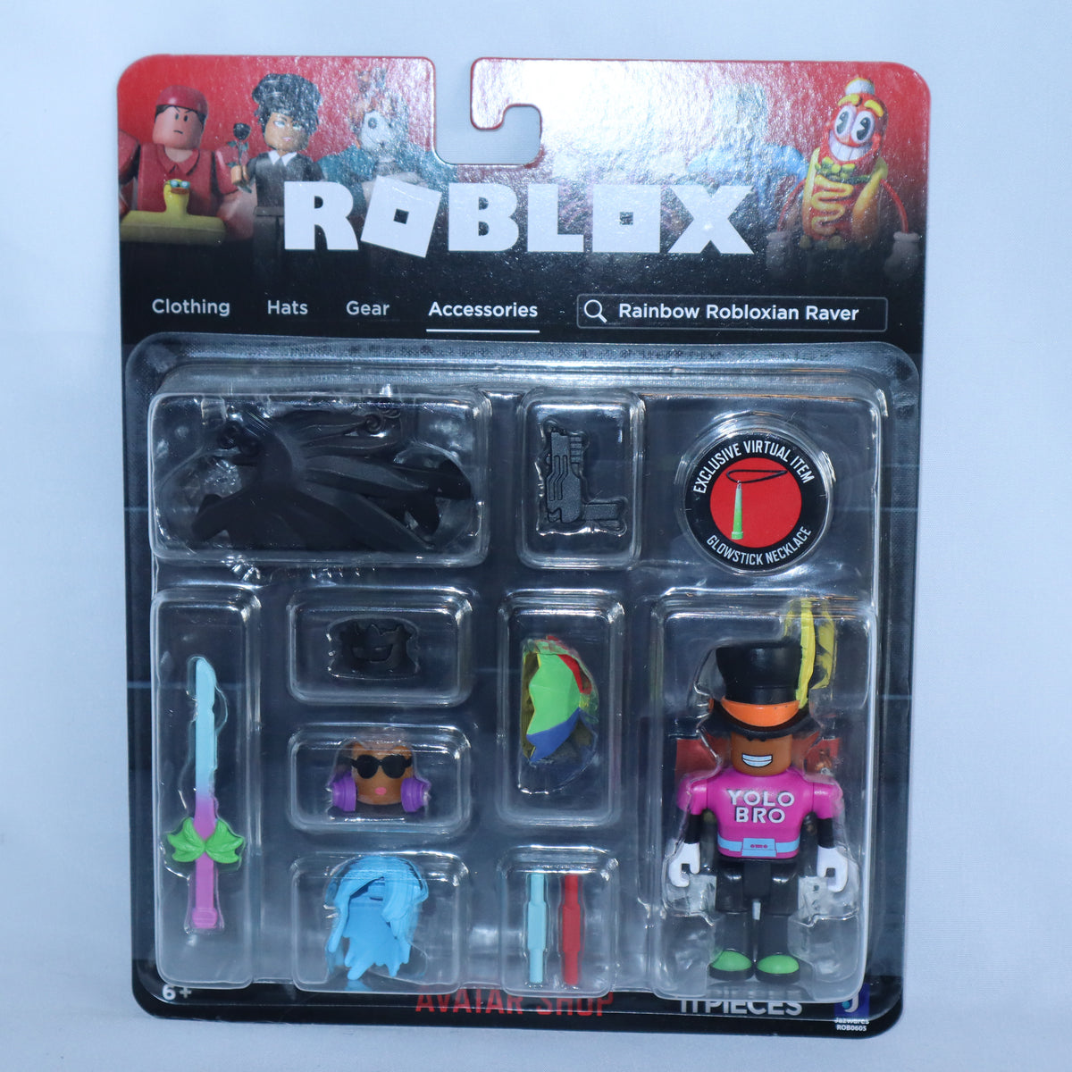 Roblox Avatar Shop Rainbow Robloxian Raver – geekedouttoys