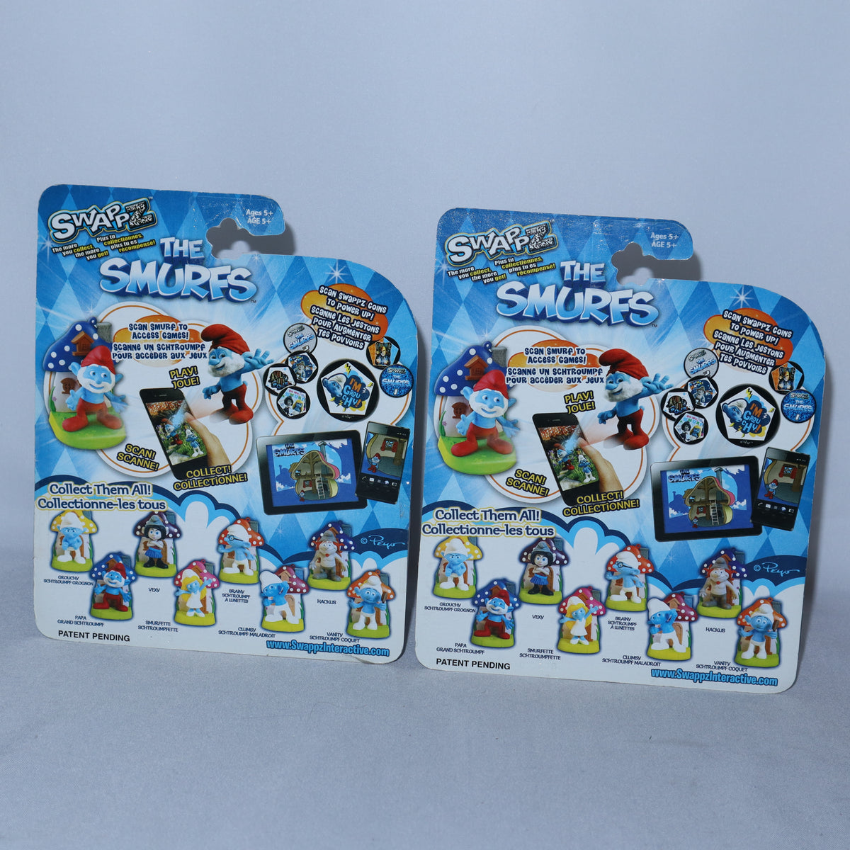 the Smurfs SwappZ Brainy & Vanity – geekedouttoys