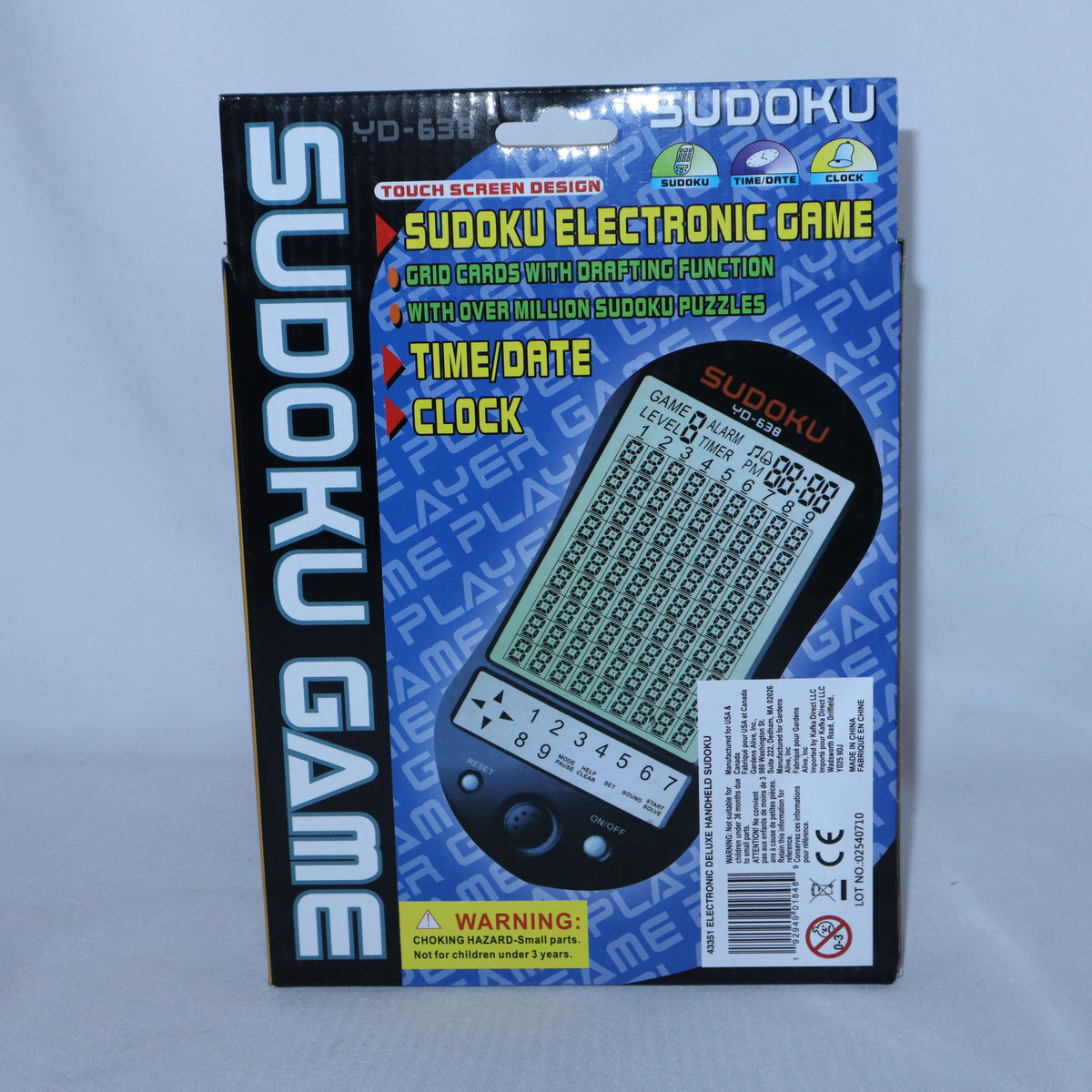 Bits and Pieces Electronic Deluxe Handheld Sudoku – geekedouttoys