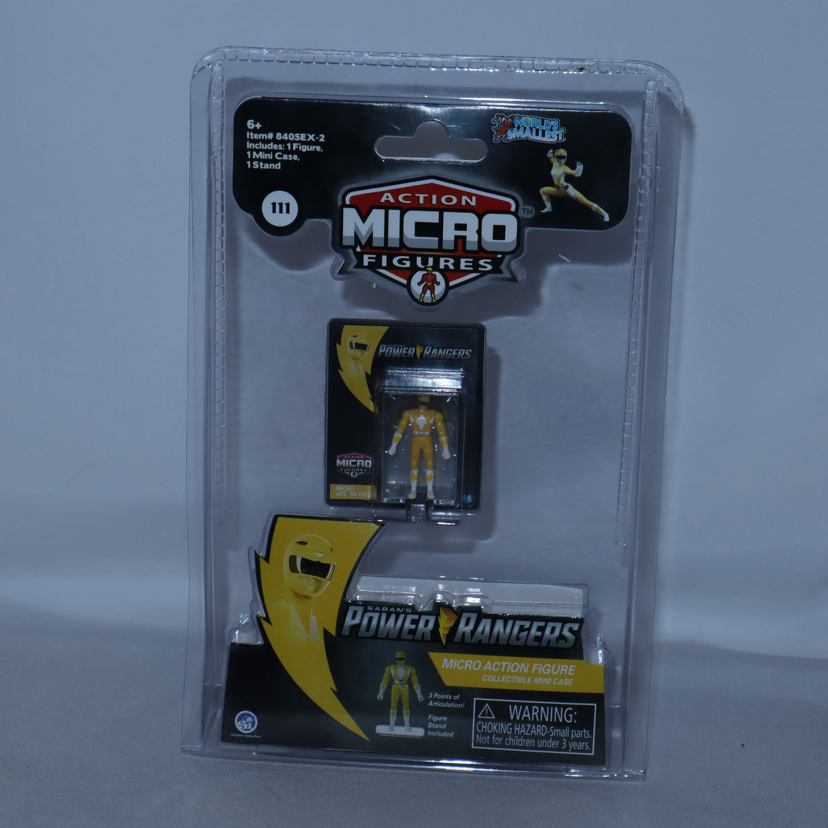 World's Smallest Micro Figures Power Rangers Yellow Ranger – geekedouttoys