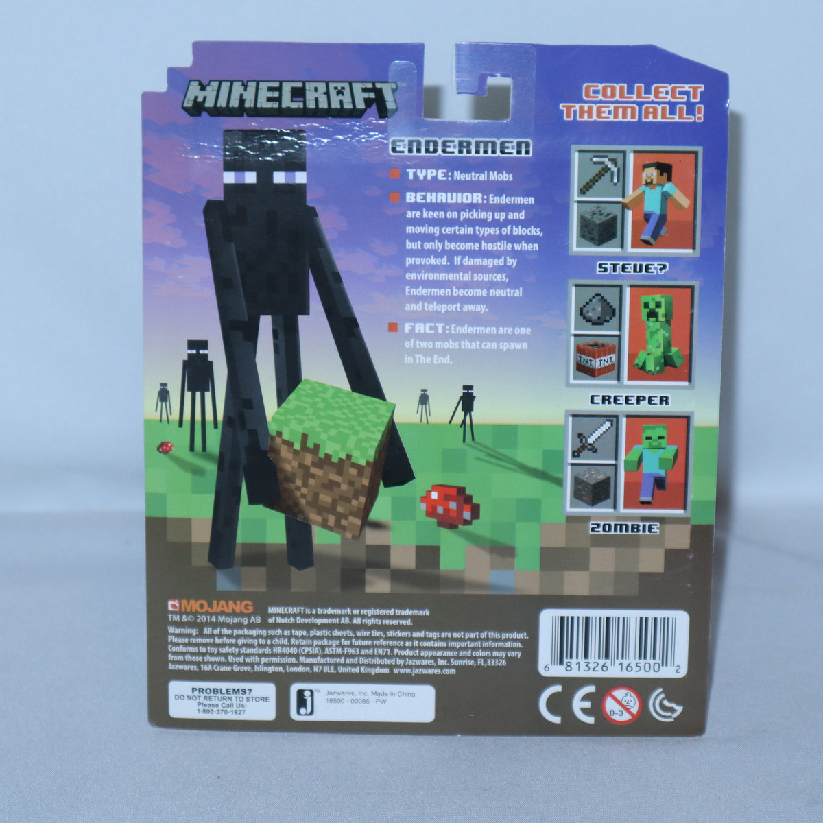 Minecraft Overworld Series 1 Enderman – geekedouttoys