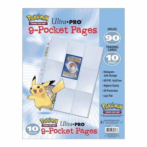 Ultra Pro Pokemon 9-Pocket Pages – geekedouttoys