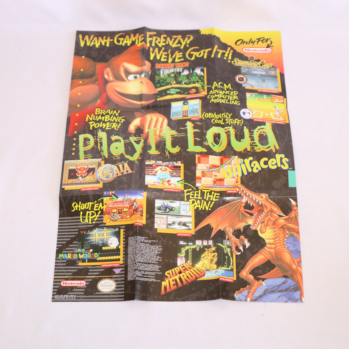 Nintendo Super Power Club Starfox Poster – geekedouttoys